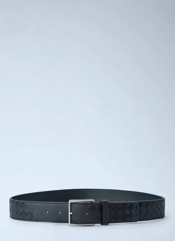 Bottega Veneta Woven Taurillon Leather Belt