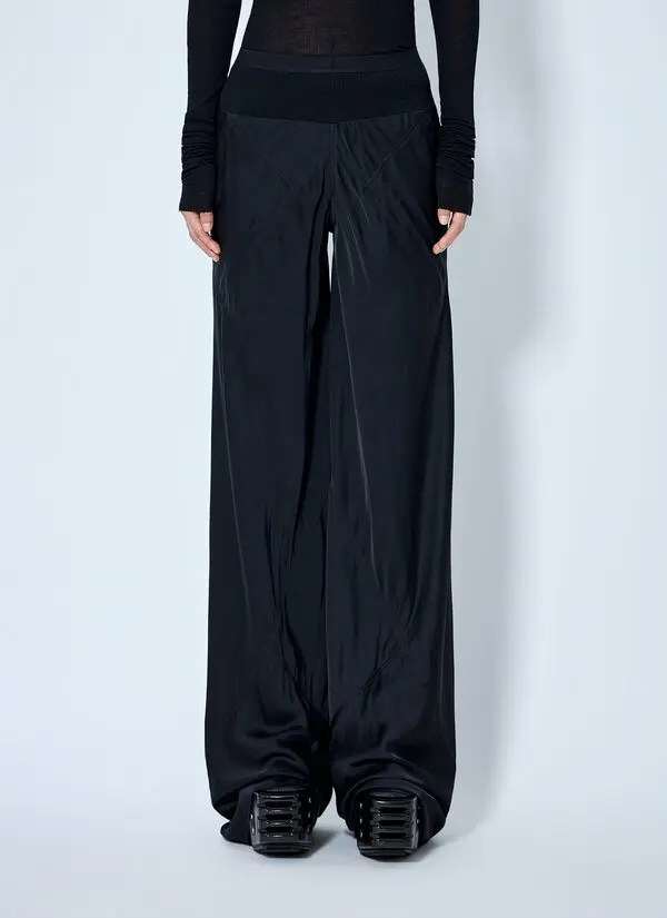 Rick Owens Bias Wide-leg Trousers - Black