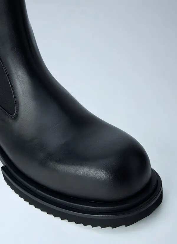 Rick Owens Beatle Gabe Leather Chelsea Boots