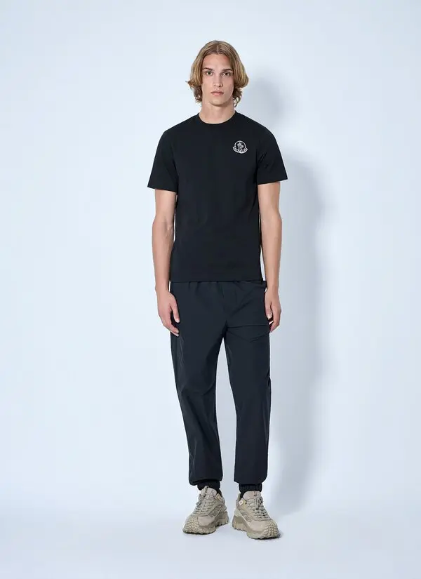 Moncler Logo Motif Cotton Jersey T-shirt