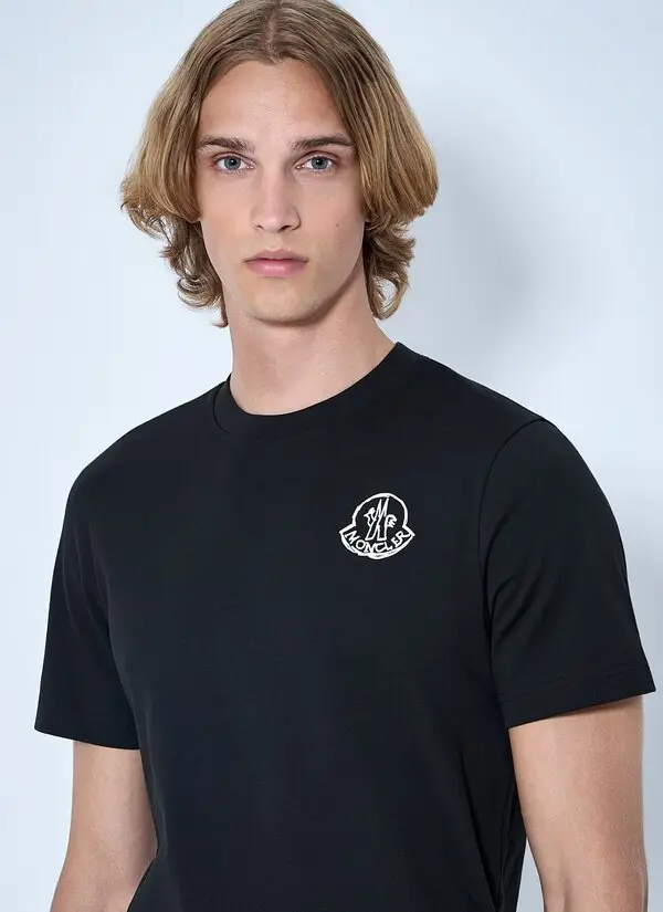 Moncler Logo Motif Cotton Jersey T-shirt