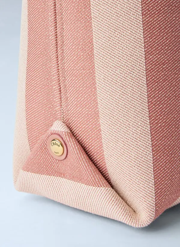 Chloé Stripy East-west Tote Bag