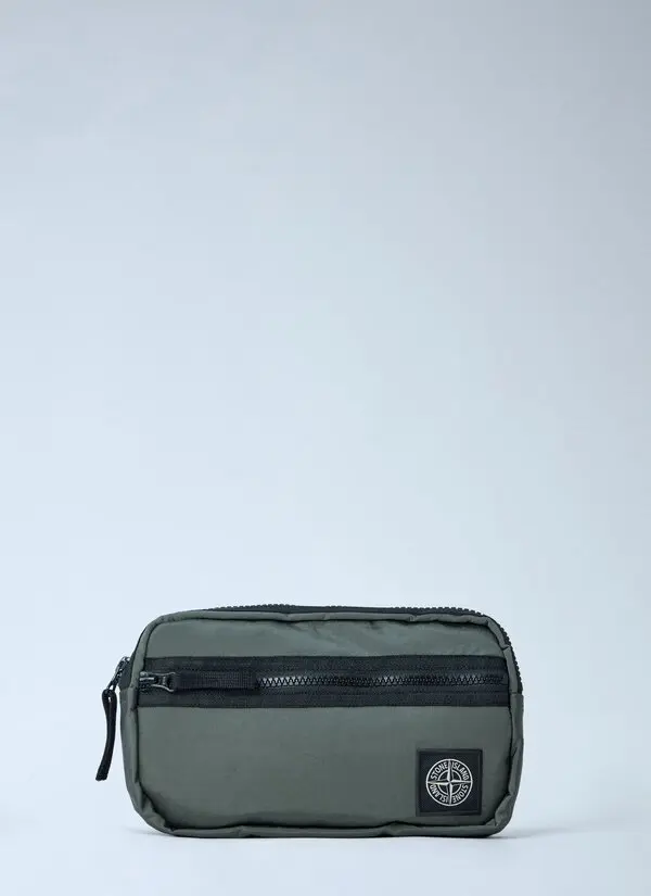 Stone Island Compact Nylon Pouch - Green