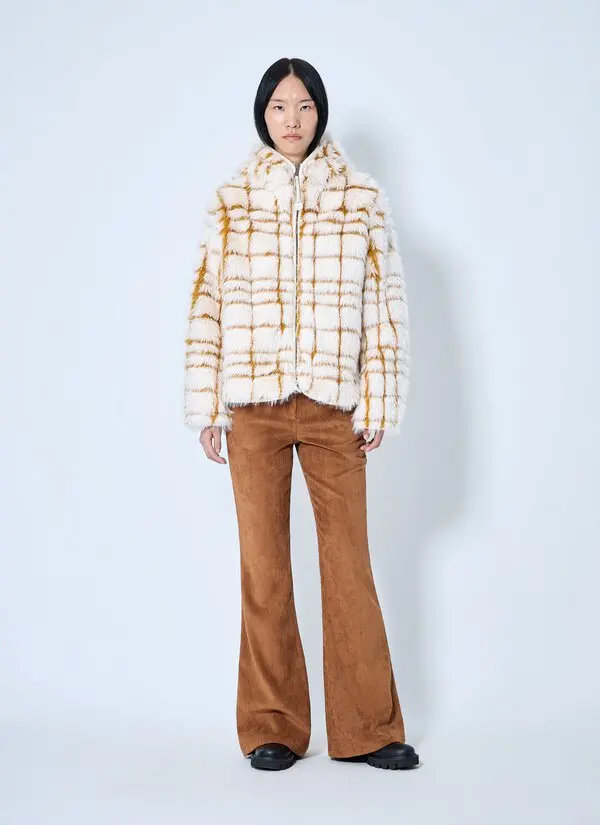 Moncler Pluvier Faux Fur Down Jacket
