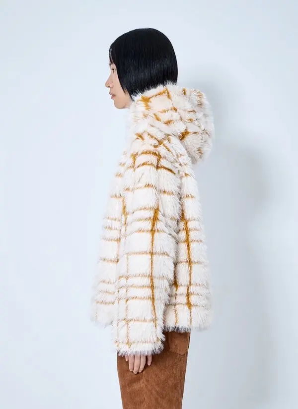 Moncler Pluvier Faux Fur Down Jacket