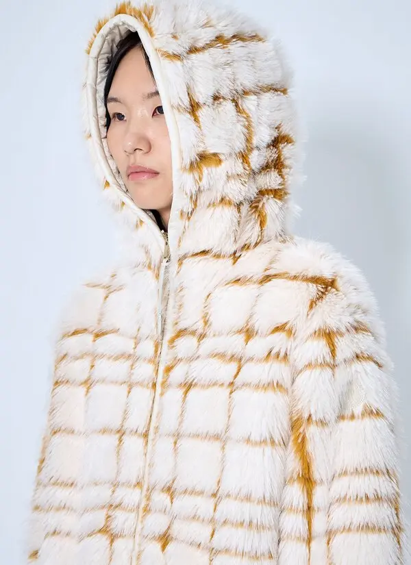 Moncler Pluvier Faux Fur Down Jacket