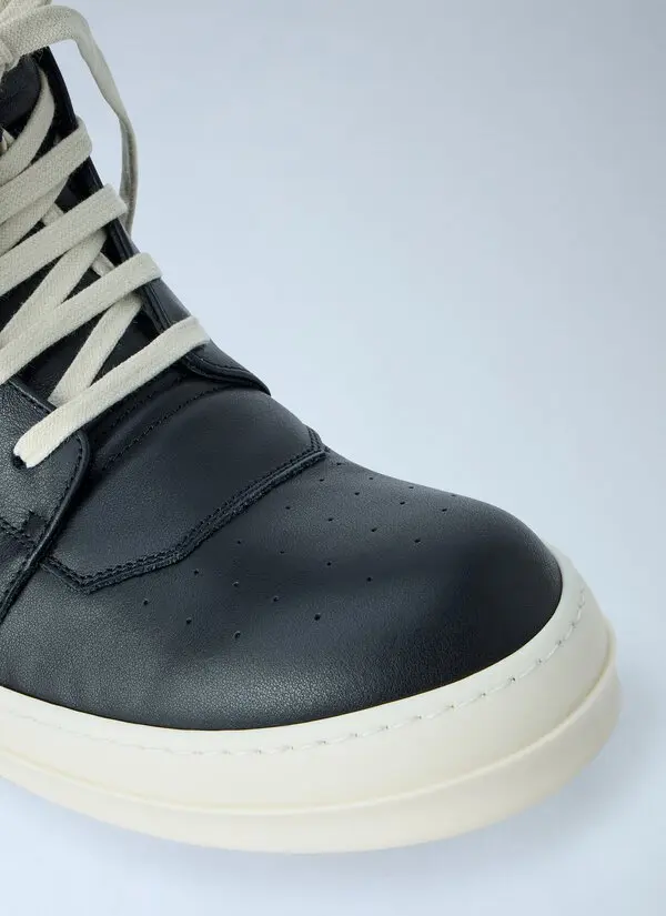 Rick Owens Geobasket Leather High-top Sneakers