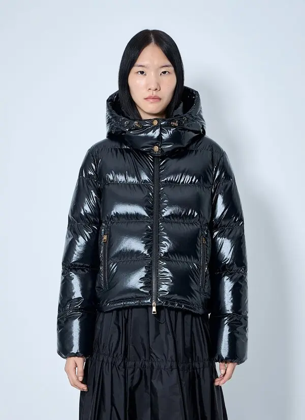 Moncler Niveole Short Down Jacket - Black