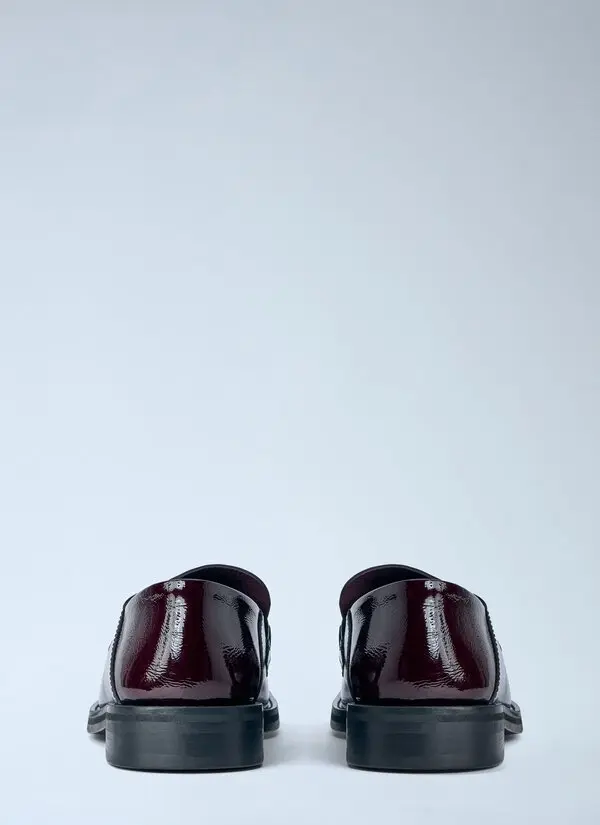 Martine Rose Fold Back Square Toe Loafers - Multicolor
