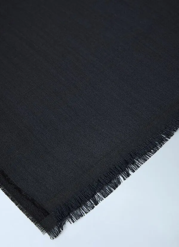 TOTEME Light Wool Scarf - Black