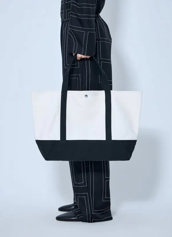 TOTEME Canvas Beach Tote Bag