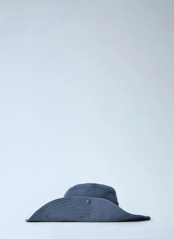 Miu Miu Embroidered Canvas Cowboy Hat