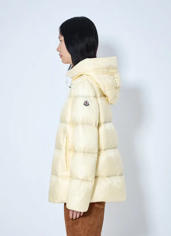 Moncler Quilted Parka With Drawstring Hood