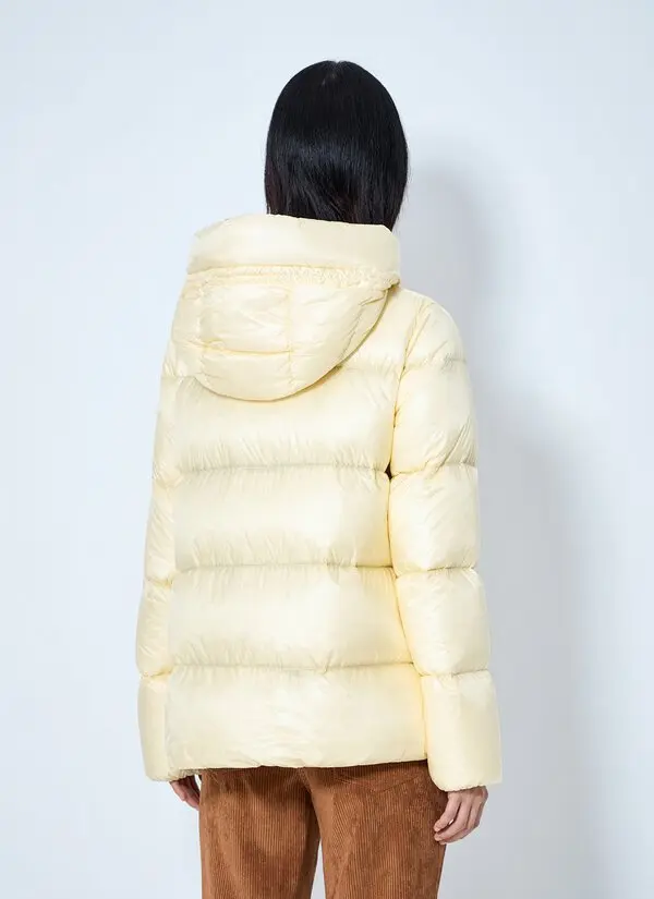 Moncler Quilted Parka With Drawstring Hood