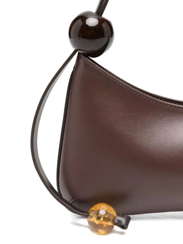 Jacquemus Le Bisou Perle Leather Shoulder Bag