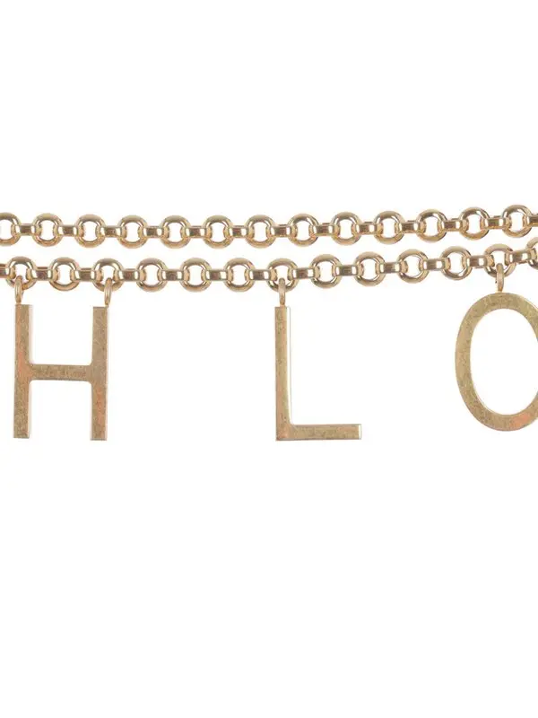 Chloé Letters Belt