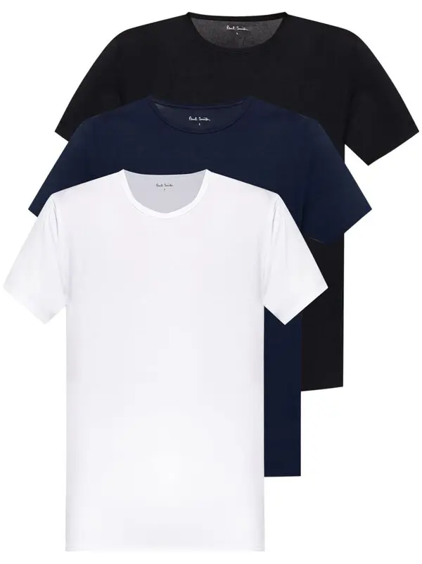 Paul Smith Logo T-shirt -3pack - Multicolor