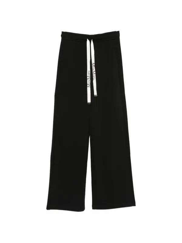 Max Mara Drawstring Waist Wide Leg Trousers - Multicolor