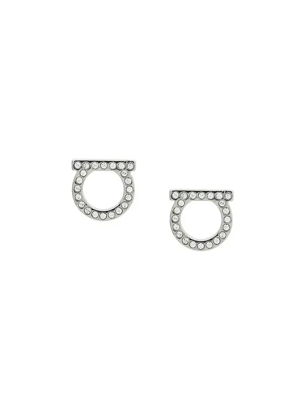 FERRAGAMO Gancini Crystal Earrings - Multicolor