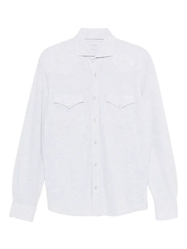 Brunello Cucinelli Cotton Shirt - Multicolor