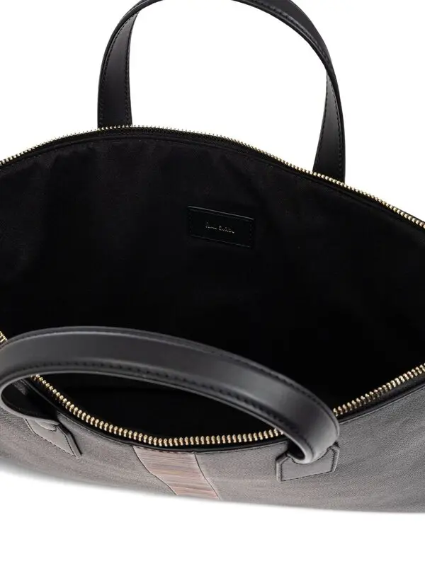 Paul Smith Signature Stripe Leather Handbag