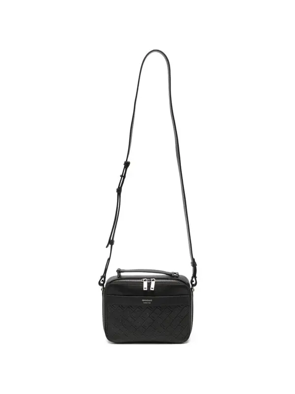 FERRAGAMO Embossed Logo Crossbody Bag - Multicolor