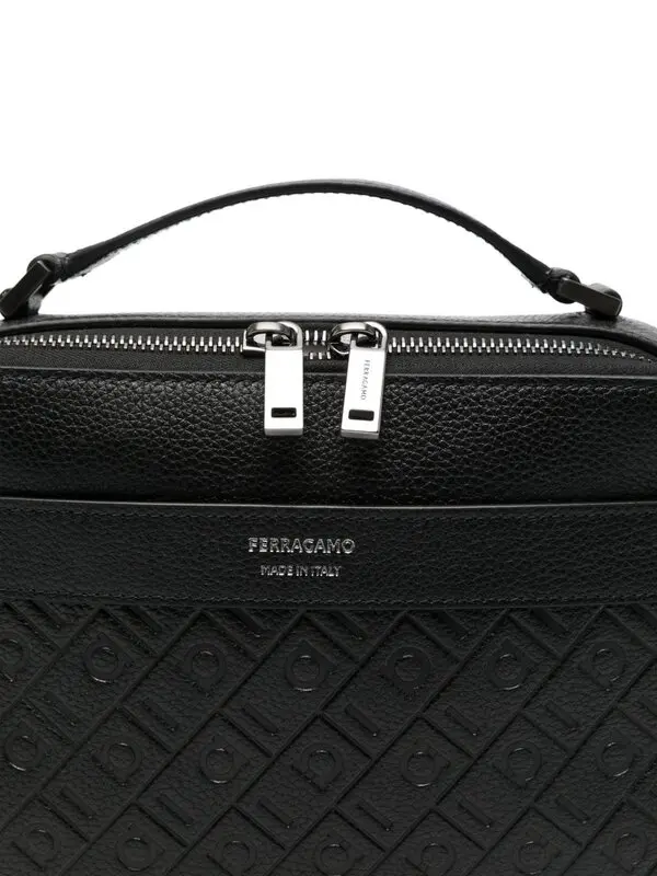FERRAGAMO Embossed Logo Crossbody Bag