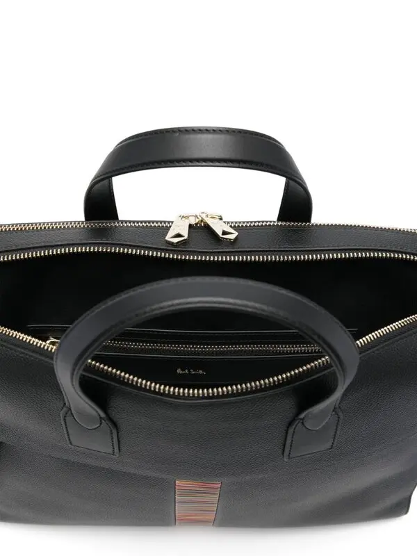 Paul Smith Signature Stripe Leather Handbag