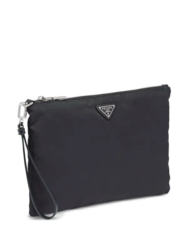 Prada Re-nylon And Saffiano Pouch