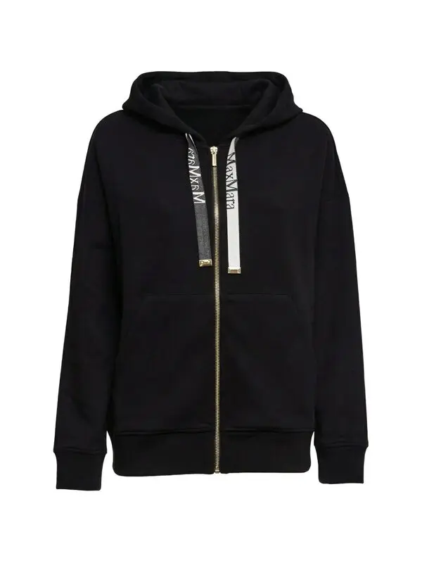 Max Mara Logo Cotton Hoodie