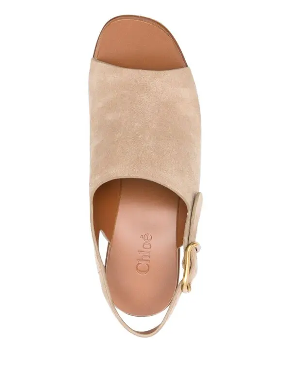 Chloé Maxime Wedge Sandals - Multicolor
