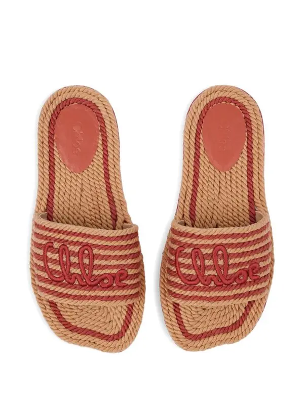 Chloé Sand Flat Sandals
