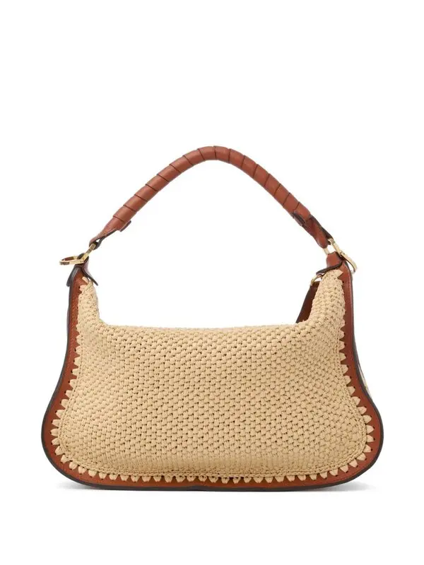 Chloé Marcie Small Raffia Shoulder Bag - Multicolor