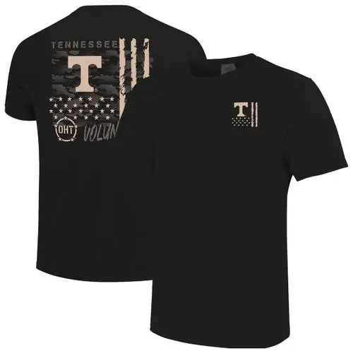 IMAGE ONE Tennessee Volunteers Comfort Colors Oht Camo Overlay T-shirt - Black