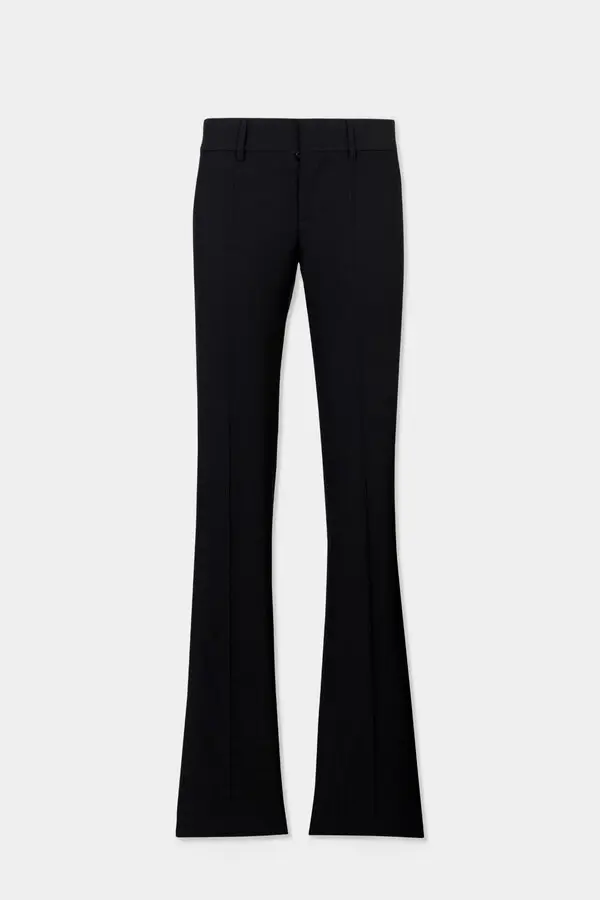Dsquared2 Tailored Cigarette Trousers With Flared Leg - Black
