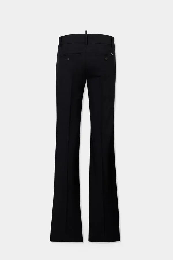 Dsquared2 Tailored Cigarette Trousers With Flared Leg