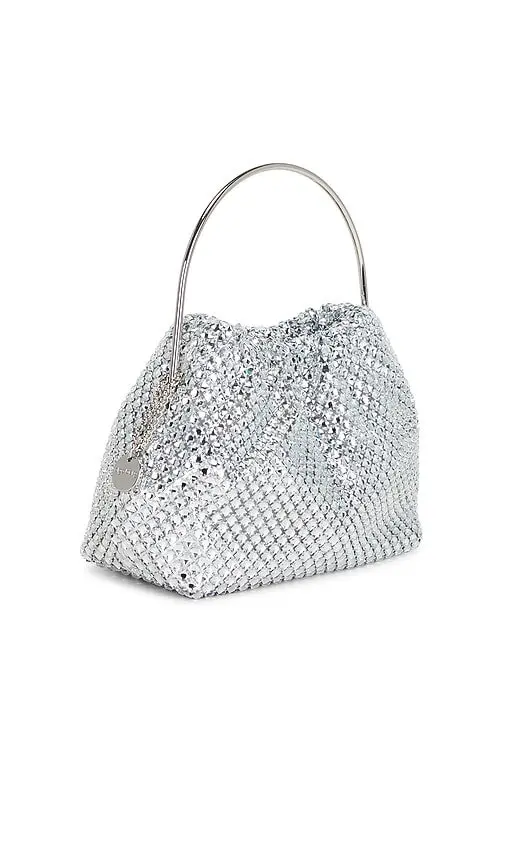 OLGA BERG Whitney Crystal Top Handle Bag