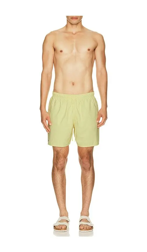 Lacoste Mid Length Swim Trunk - Yellow