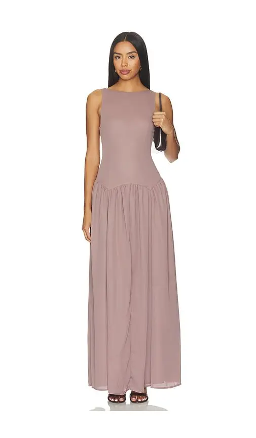 ALL THE WAYS Karoline Maxi Dress - Brown