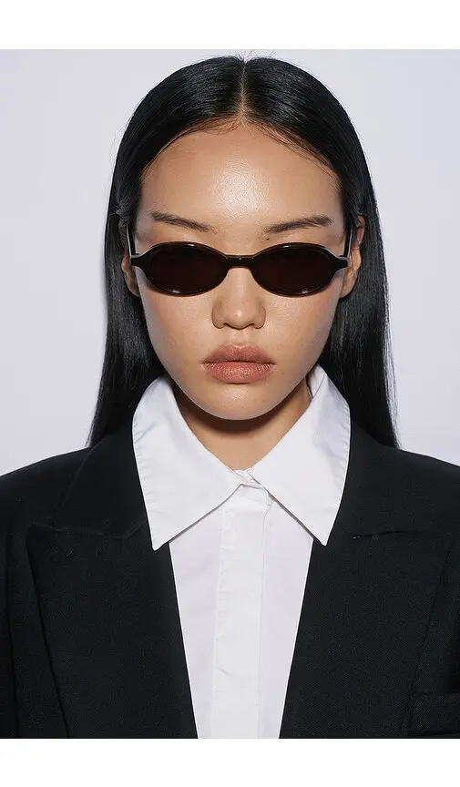 SHEVOKE Oval Tortoiseshell Sunglasses
