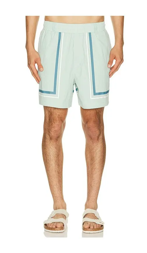 MALBON Scooter Playa Swim Short - Blue