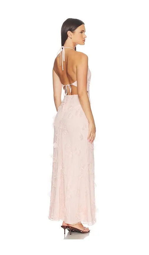 Majorelle Primrose Maxi Dress With Lace Embellishments