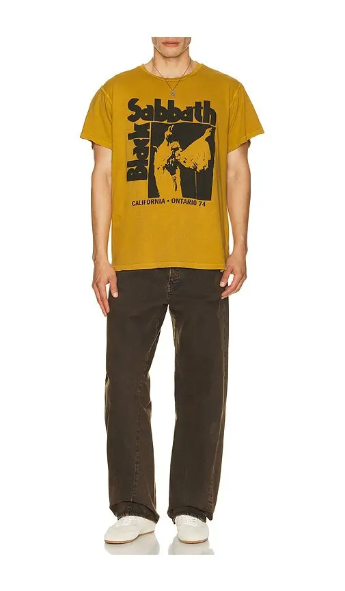 MadeWorn Black Sabbath Tee In . Also - Yellow