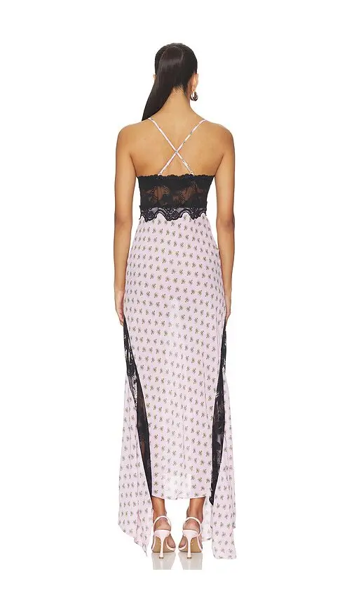 AFRM Vince Dress With Lace Trim