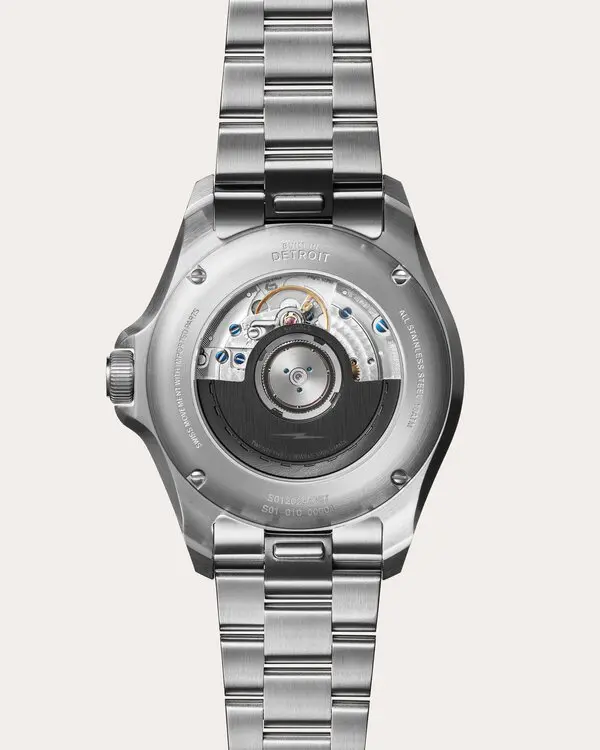 Shinola The Monster Gmt Automatic 40mm Stainless Steel Watch Set