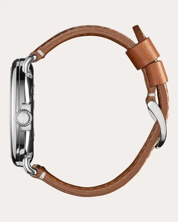 Shinola Runwell 47mm Leather-strap Watch