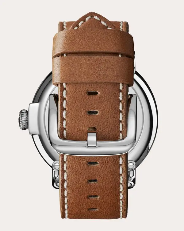 Shinola Runwell 47mm Leather-strap Watch