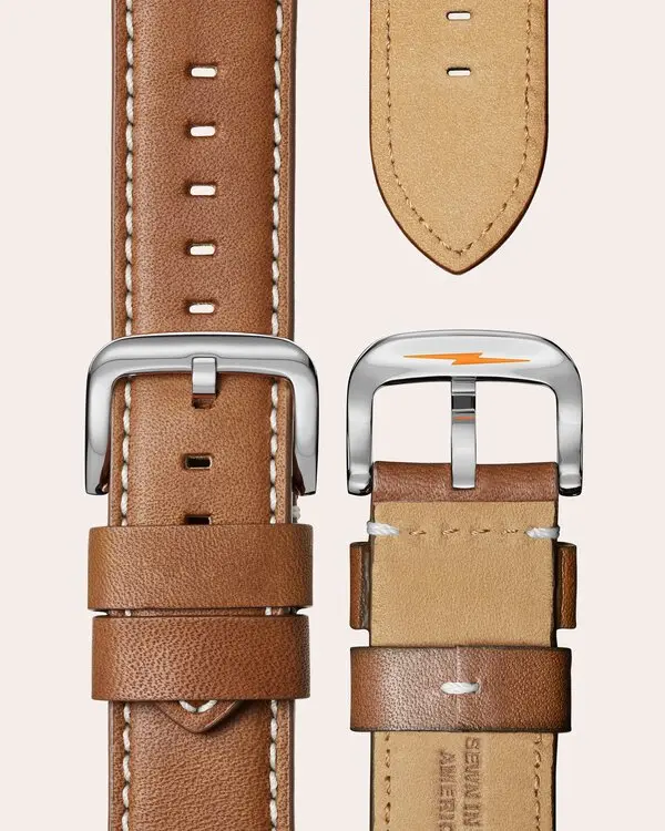 Shinola Runwell 47mm Leather-strap Watch