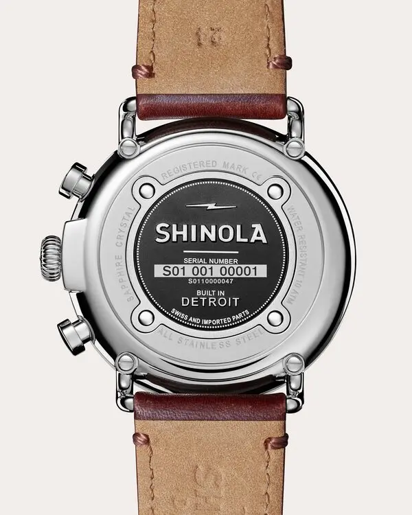 Shinola Chronograph Watch