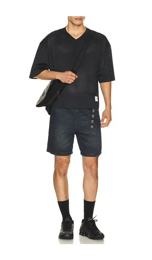 DEVA STATES Denim Shorts With Belted Waist
